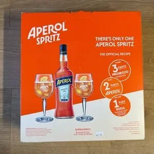 Aperol | Dining | Aperol Spritz Kit 2 Signature Stemmed Wine Glasses ...